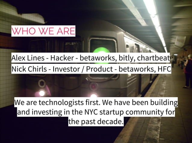 Notation Capital Fund 1 pitch deck | PDF