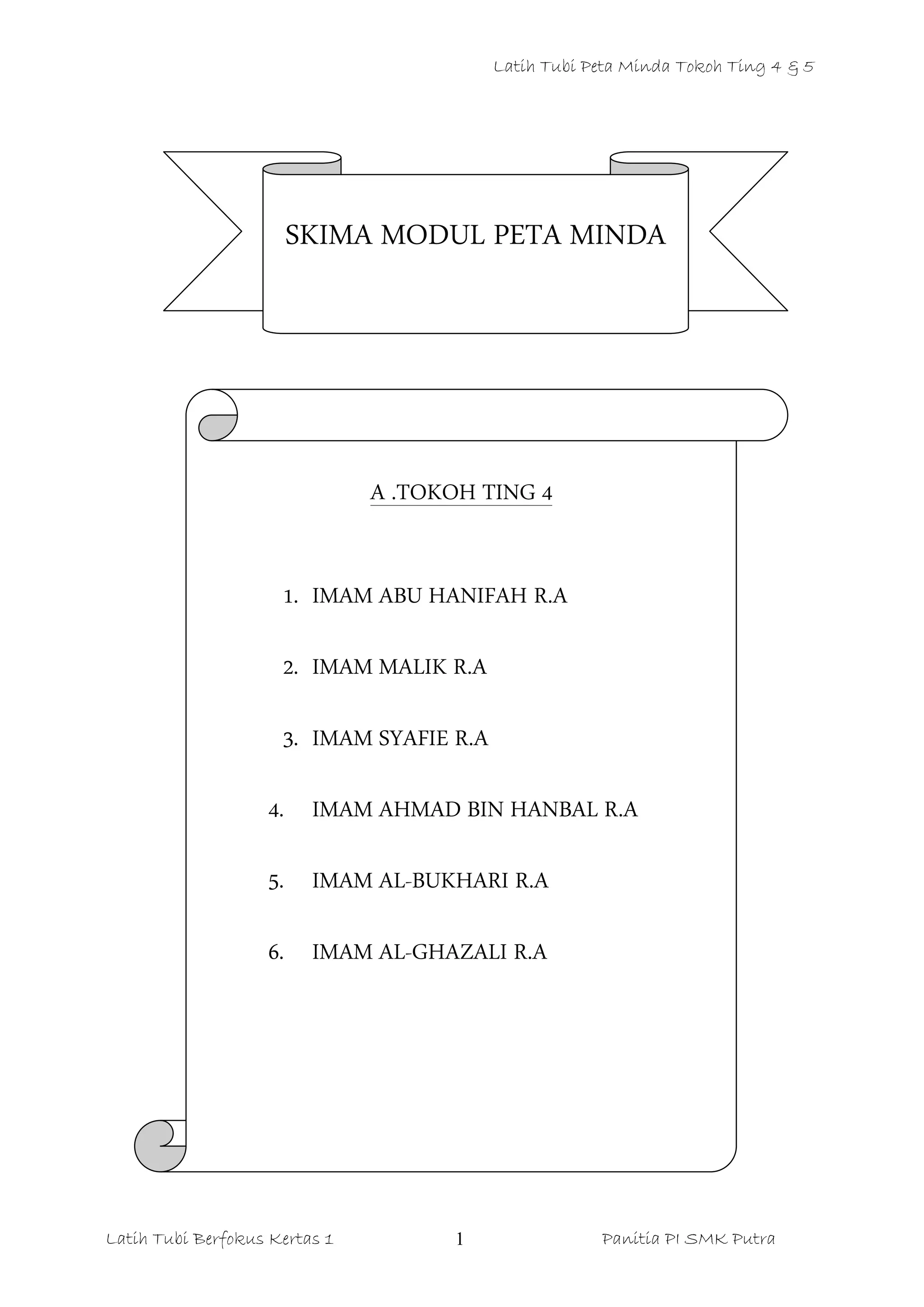 Nota Tokoh Pendidikan Islam (Tingkatan 4 & 5) | PDF