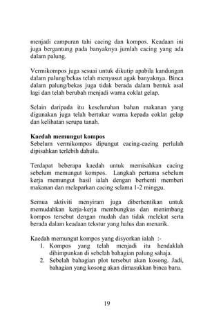 Nota+Vermikompos++Hakcipta+Jab+Pertanian | PDF