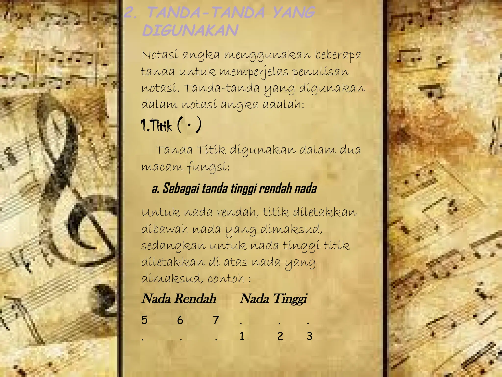 materi notasi balok dan notai angka dalam musik | PPTX