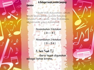 materi notasi balok dan notai angka dalam musik | PPTX