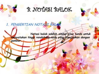 materi notasi balok dan notai angka dalam musik | PPTX