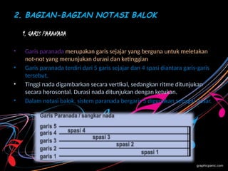 materi notasi balok dan notai angka dalam musik | PPTX