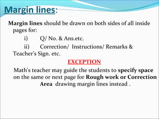 Note Books Checking procedure | PPT
