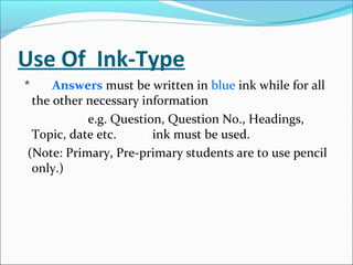 Note Books Checking procedure | PPT