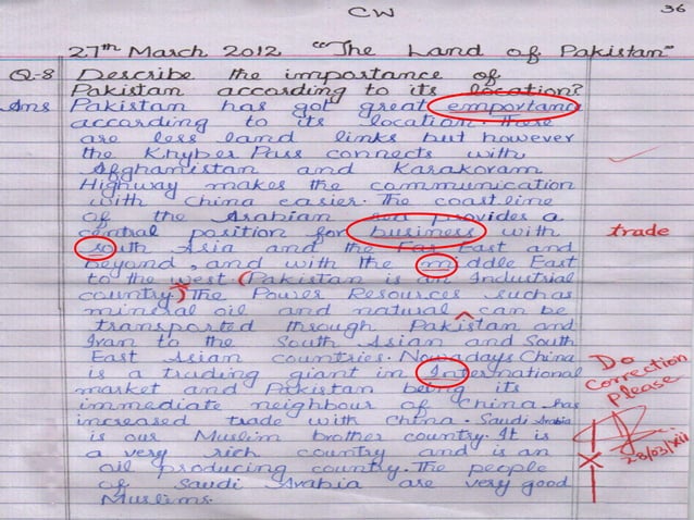 Note Books Checking procedure | PPT | Homework and Study | Education