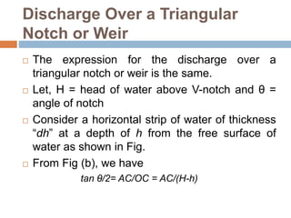 Notches and weir | PPTX