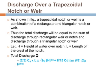 Notches And Weirs Ppt