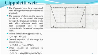 Notches and weir | PPT