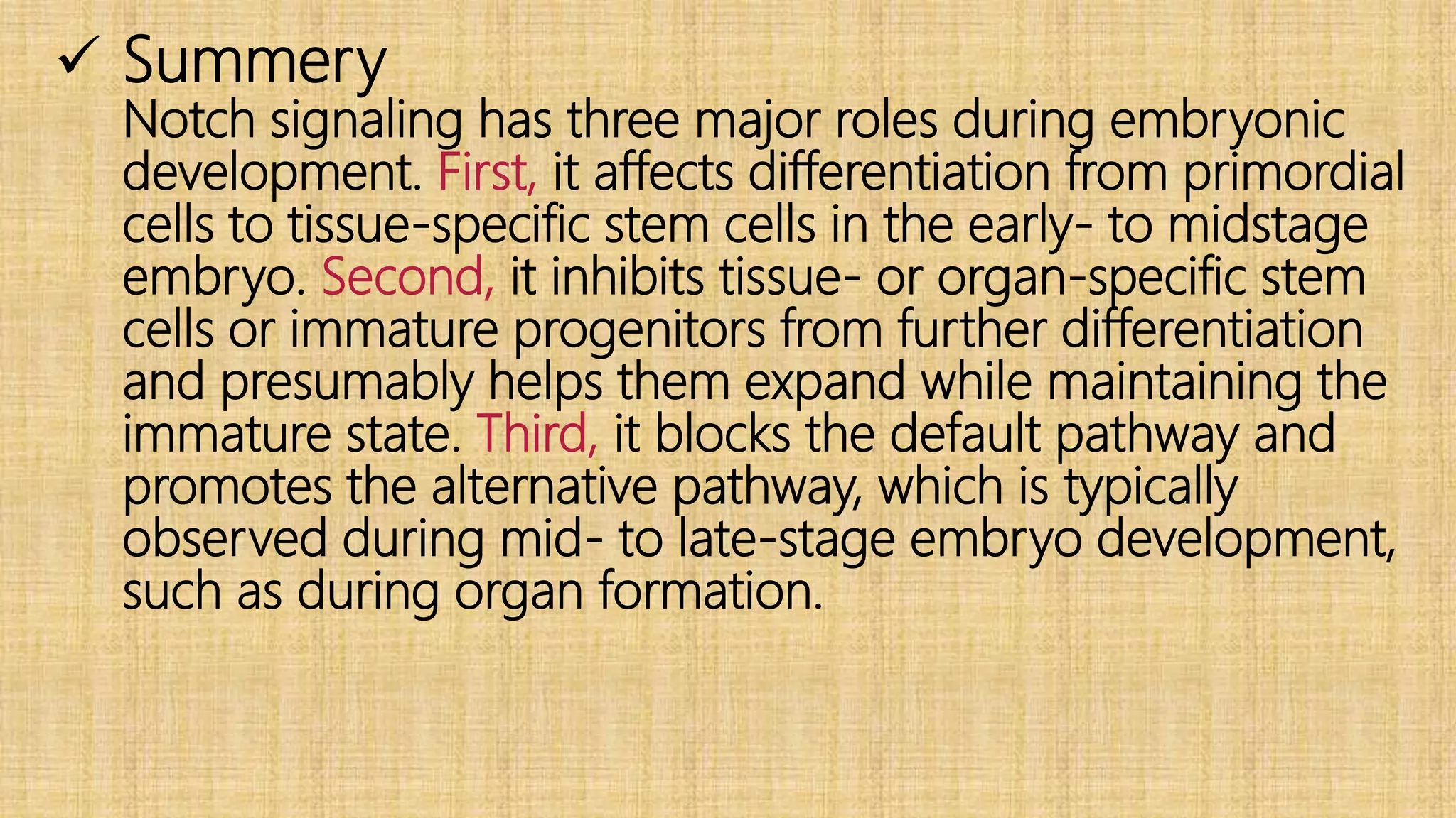 Notch signaling pathway | PPTX