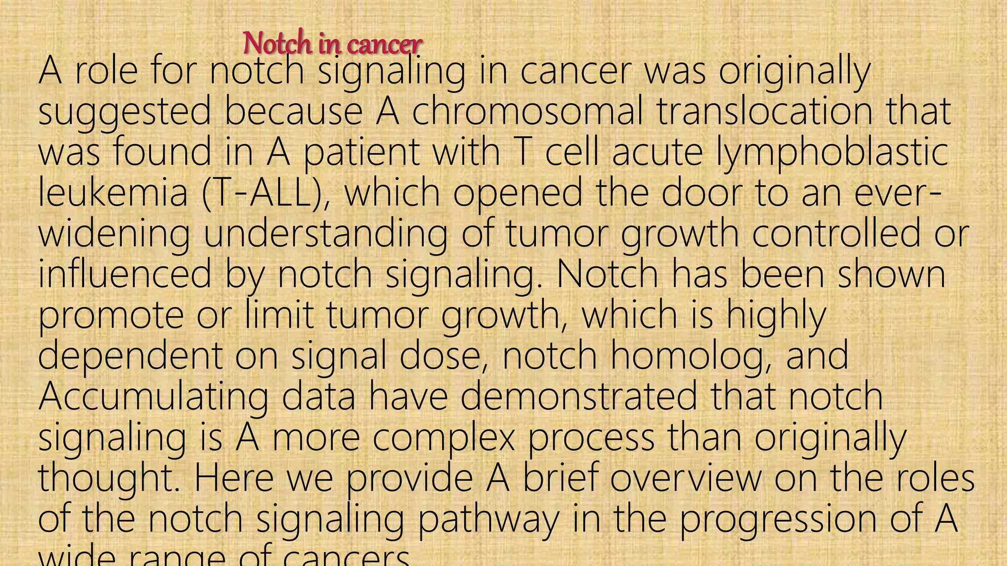 Notch signaling pathway | PPTX