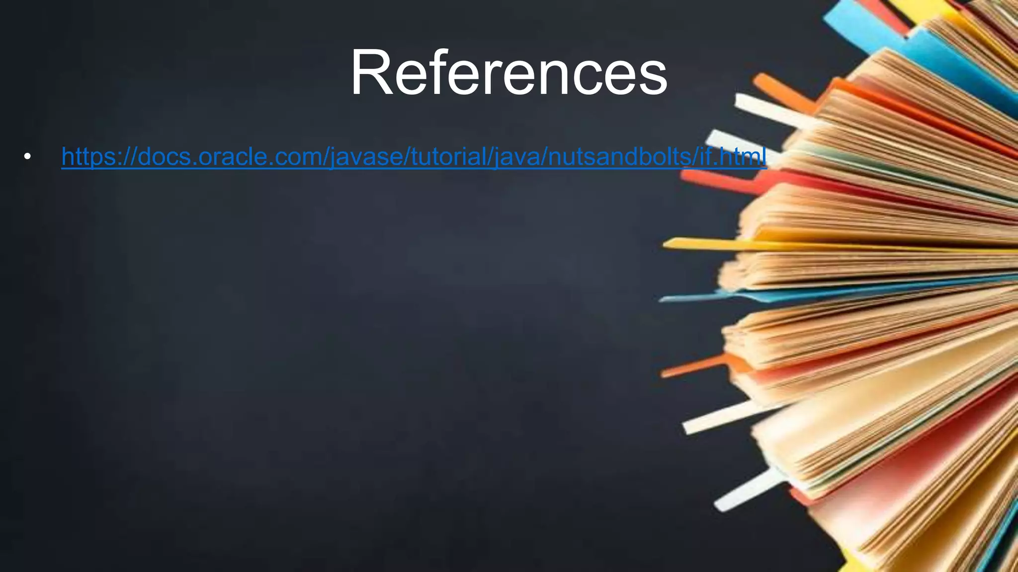 Java if else condition - powerpoint persentation | PPTX