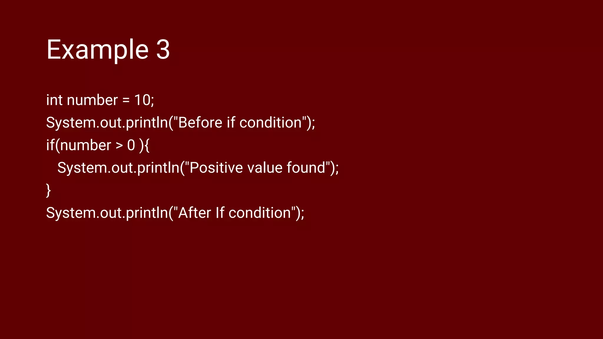 Java if else condition - powerpoint persentation | PPTX