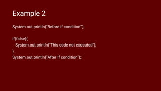 Java if else condition - powerpoint persentation | PPTX | Programming ...