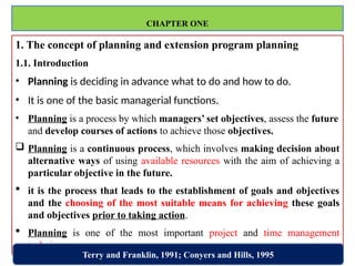 Extention program planning. Monitoring and evaluation | PPTX