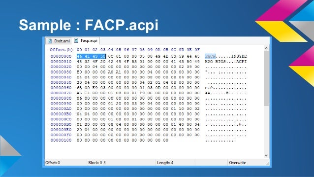 Note Edk2 Acpi Tables Compile And Install