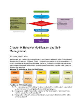 Note of Organizational Behavior HRMT 5210 | PDF