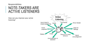 Note taker training | PPTX