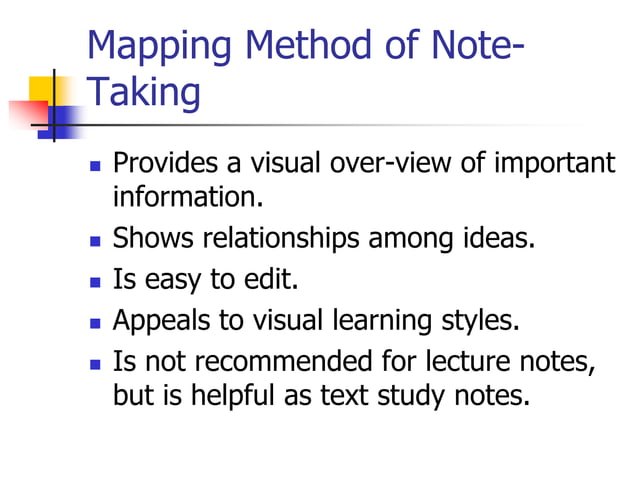 Note taking | PPT
