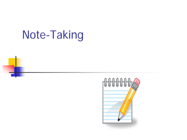 Note taking | PDF