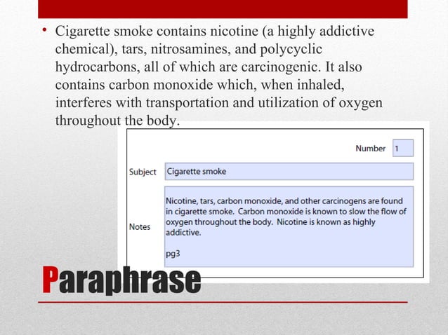 Note-Taking: Quoting and paraphrasing to avoid plagiarism | PPT