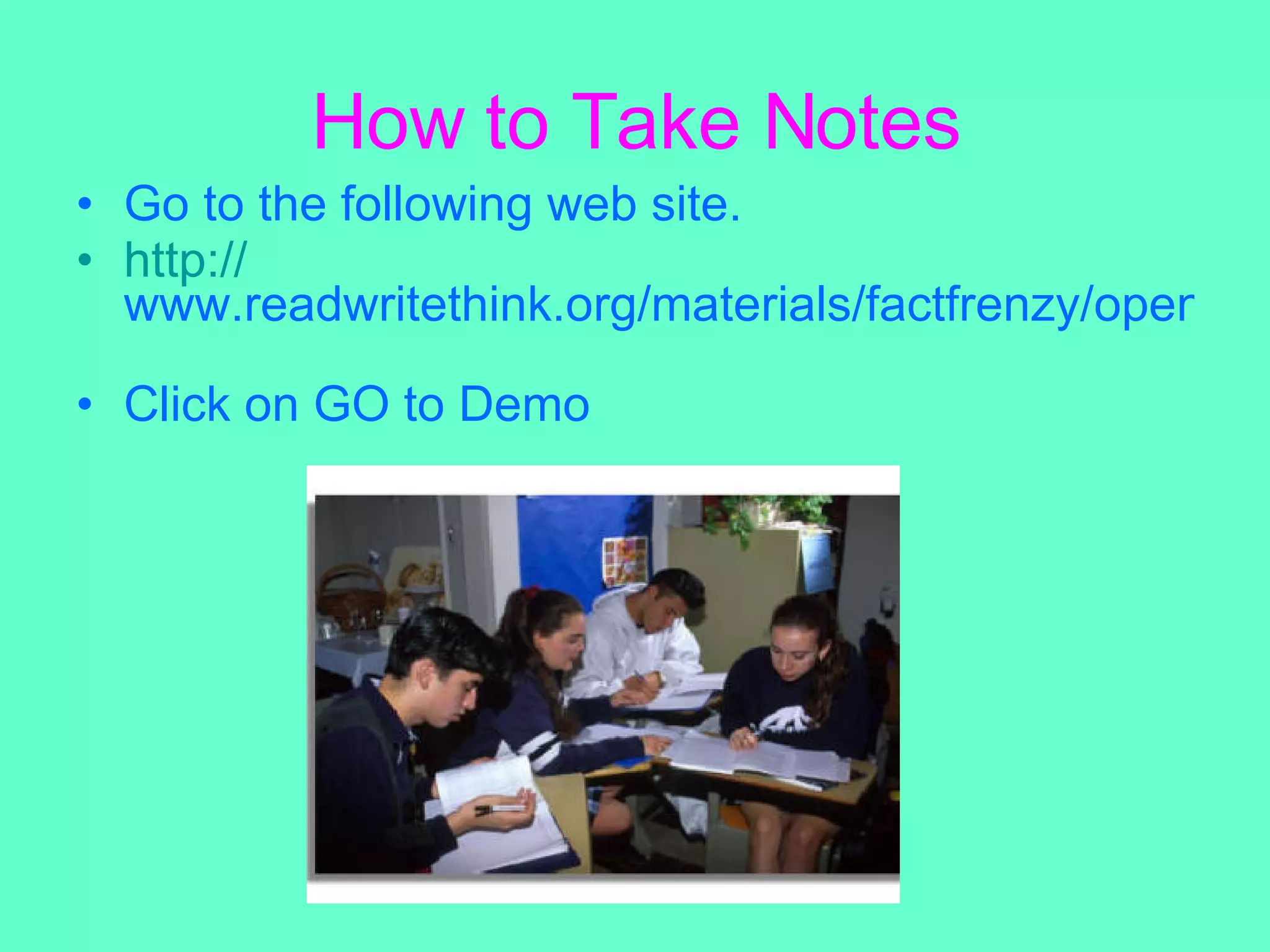 Note Taking | PPT