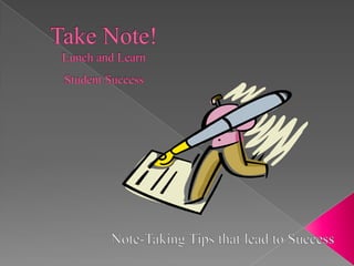 Note -Taking Skills | PPTX