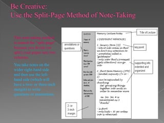 Note -Taking Skills | PPTX