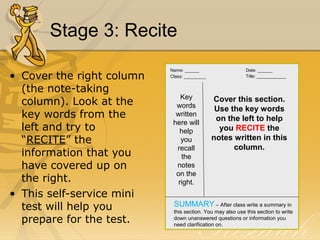 Note taking skills | PPT
