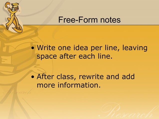 Note taking skills | PPT | Homework and Study | Education
