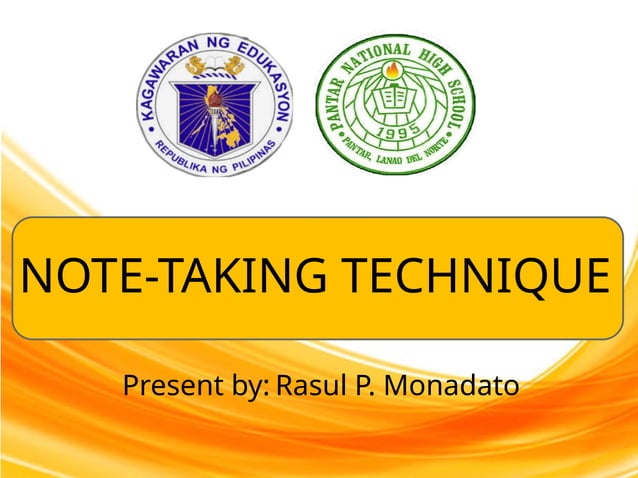 Note Taking Techniques Directly Quoting Remember The Following Points