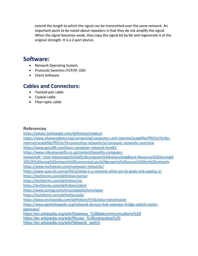 Note: Introduction to Computer Networks | PDF