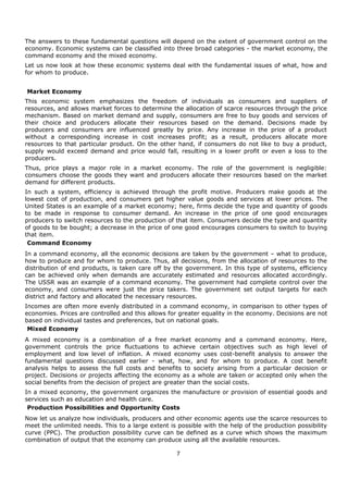 Note 1 Introduction To Microeconomics Doc