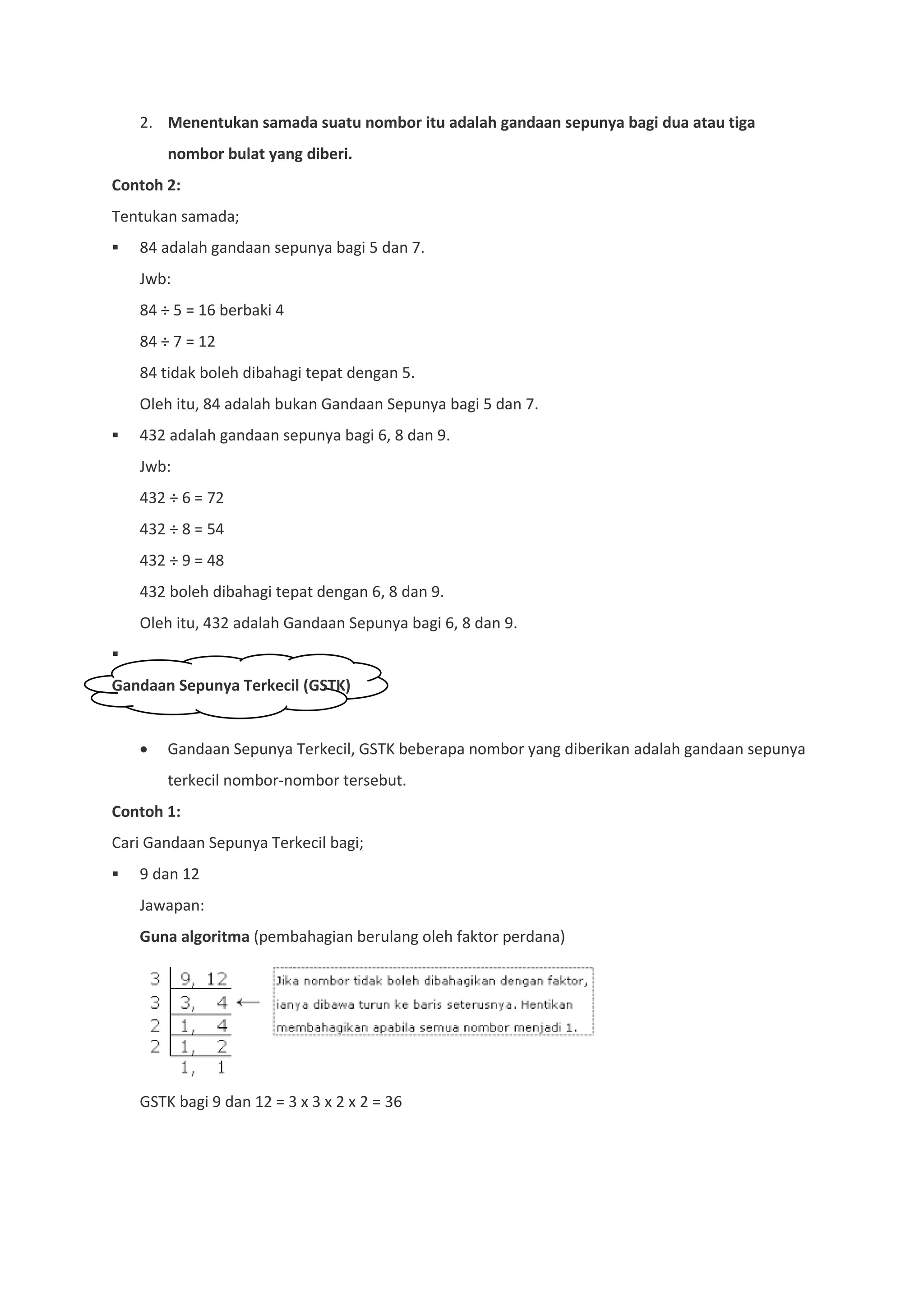 matematik tingkatan 1 (nota 1) | PDF