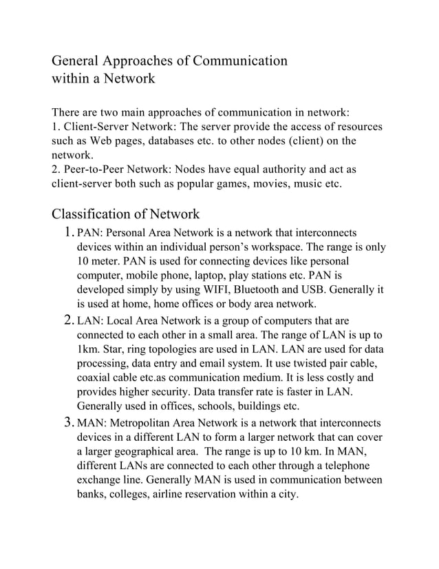 Computer Network Theory Part 2 | PDF