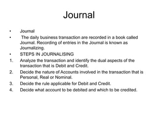 Note 3Accounting Mechanics, Basic Records.ppt