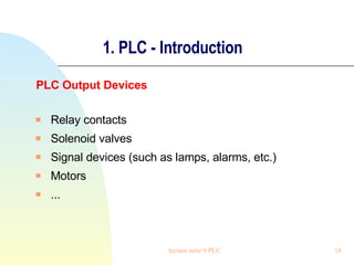 Getting started with PLCs | PPT