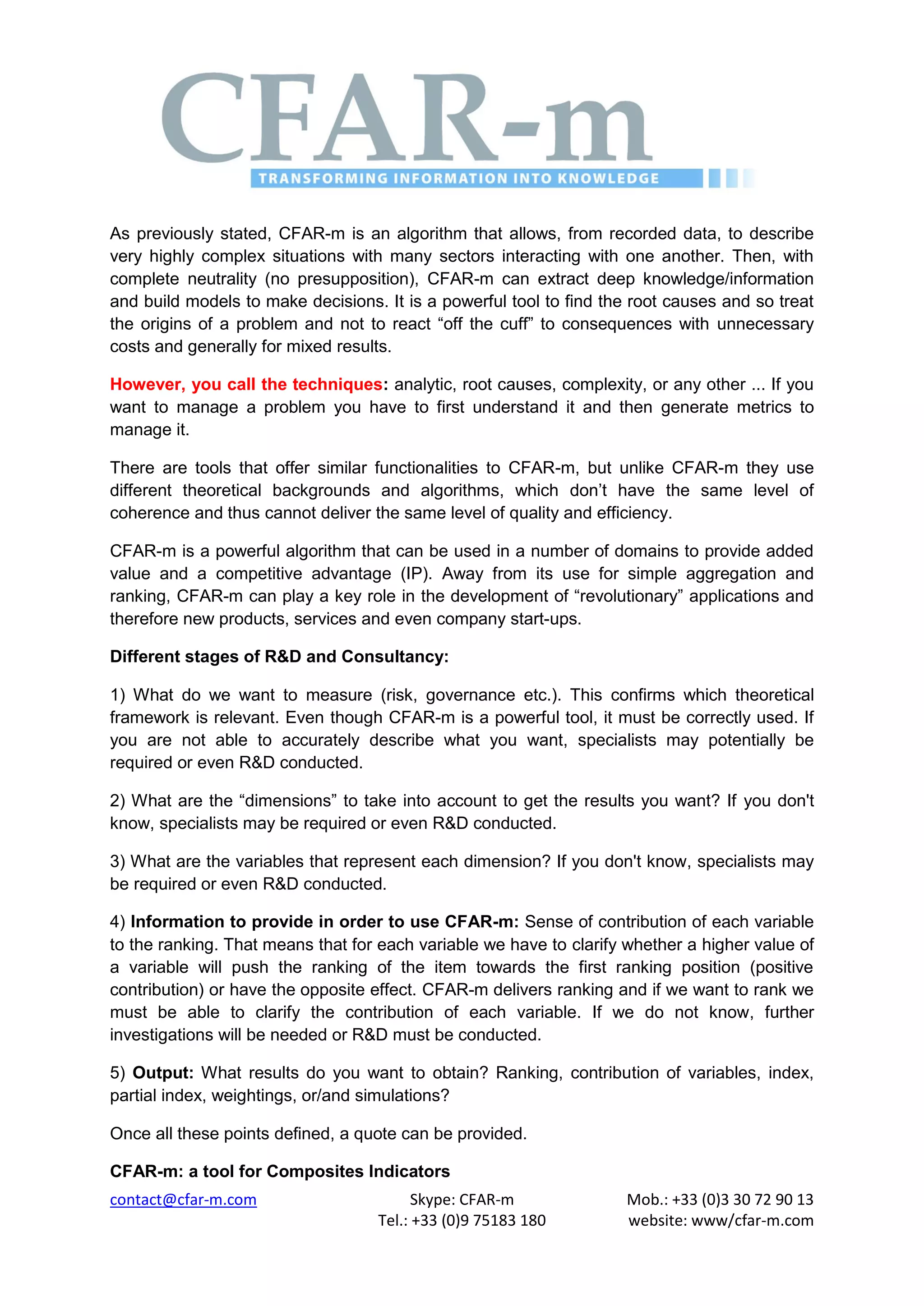 Note about CFAR-m | PDF | Technology & Computing