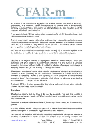 Note about CFAR-m | PDF | Technology & Computing