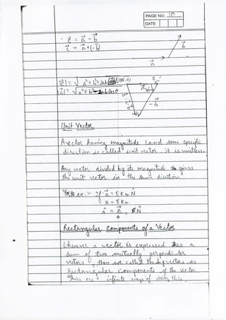IIT JEE PHYSICS Class Notes by Ambarish Srivastava (Part 1) | PDF