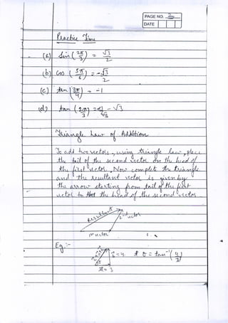 IIT JEE PHYSICS Class Notes by Ambarish Srivastava (Part 1) | PDF