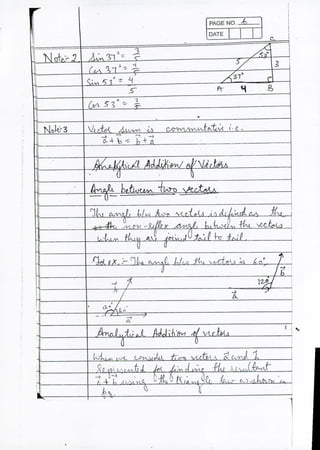 IIT JEE PHYSICS Class Notes by Ambarish Srivastava (Part 1) | PDF