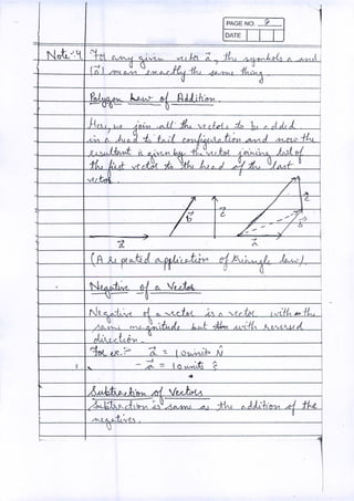 IIT JEE PHYSICS Class Notes by Ambarish Srivastava (Part 1) | PDF