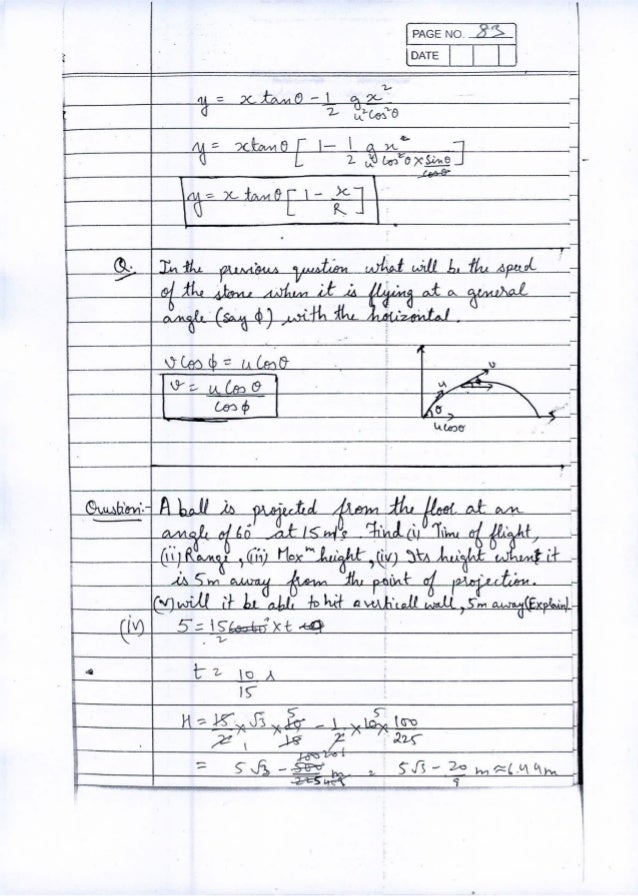 Iit Jee Physics Class Notes By Ambarish Srivastava Part 1