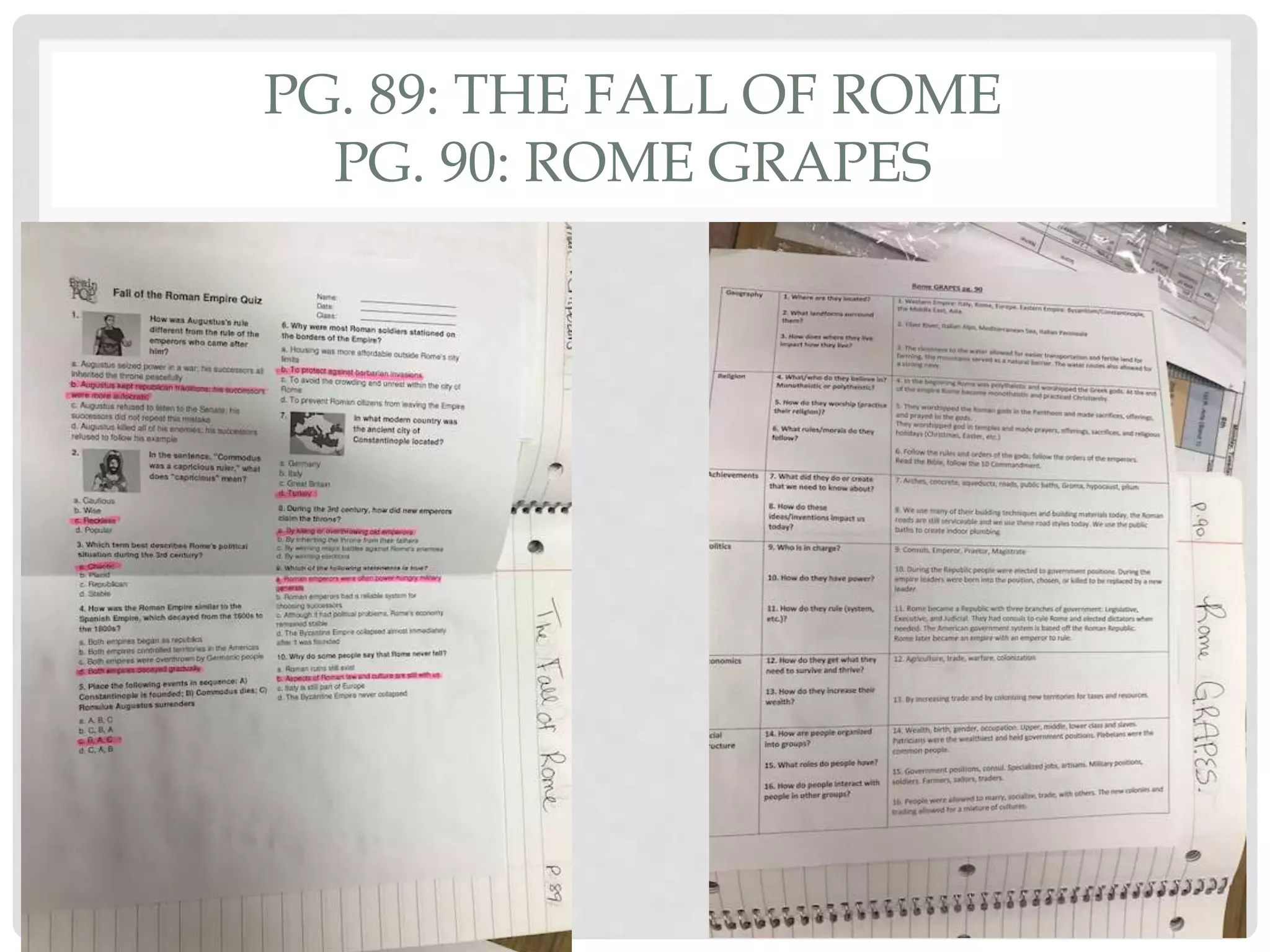 Notebook check 9 pgs. 81 90 | PPTX