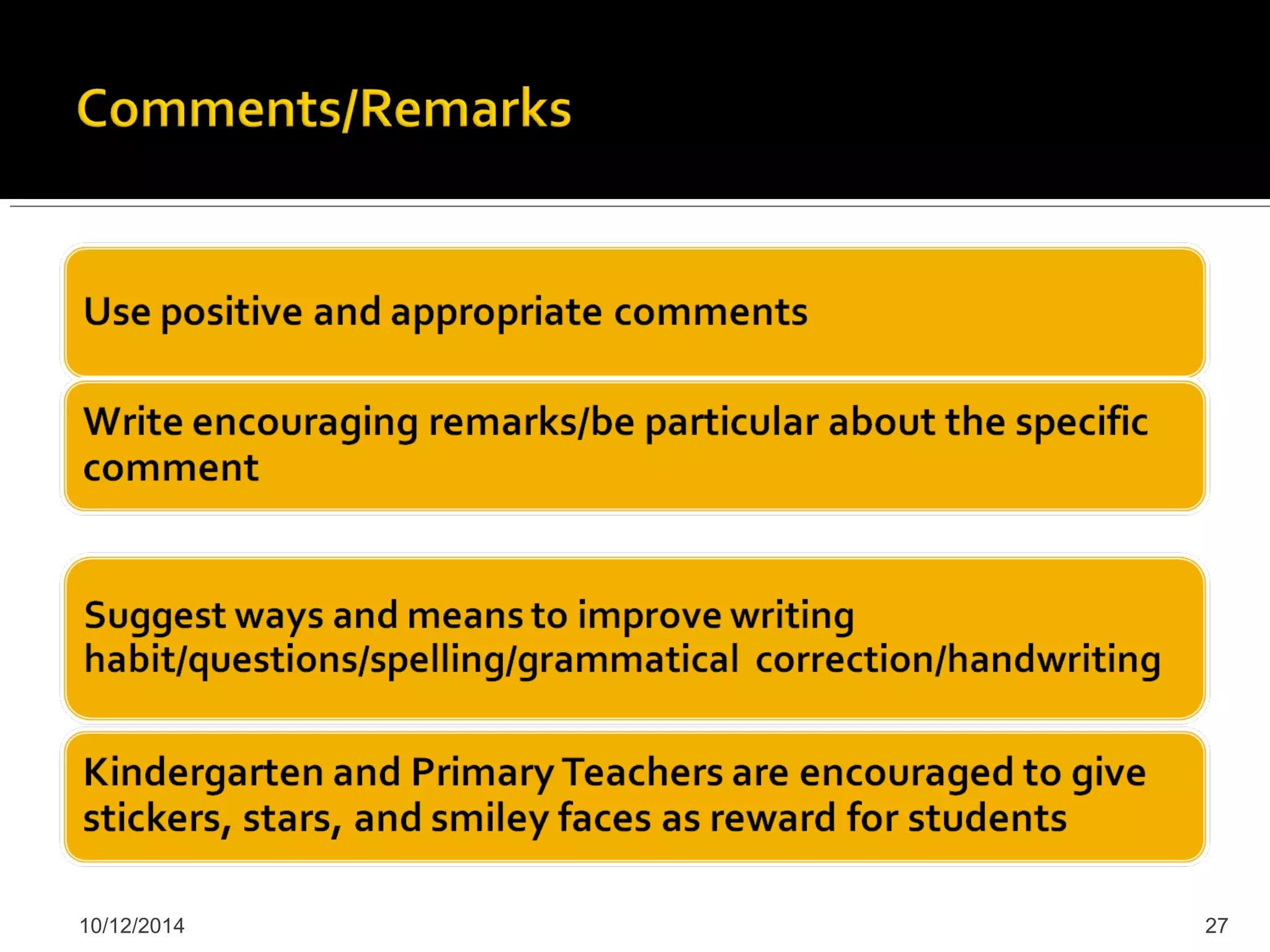 Notebook Correction/Exercise Book Correction Methods | PPT