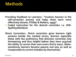 Notebook Correction/Exercise Book Correction Methods | PPT