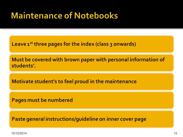 Notebook Correction/Exercise Book Correction Methods | PPT ...