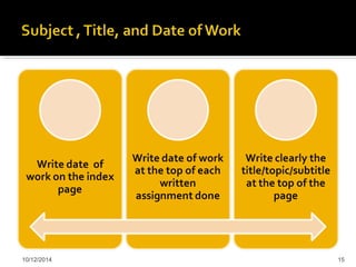 Notebook Correction/Exercise Book Correction Methods | PPT ...