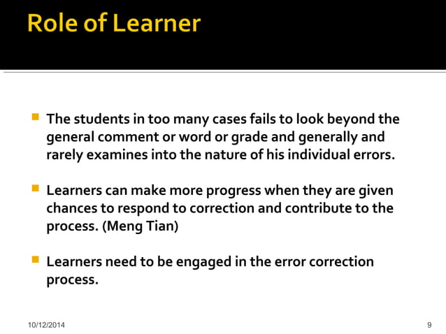 Notebook Correctionexercise Book Correction Methods Ppt